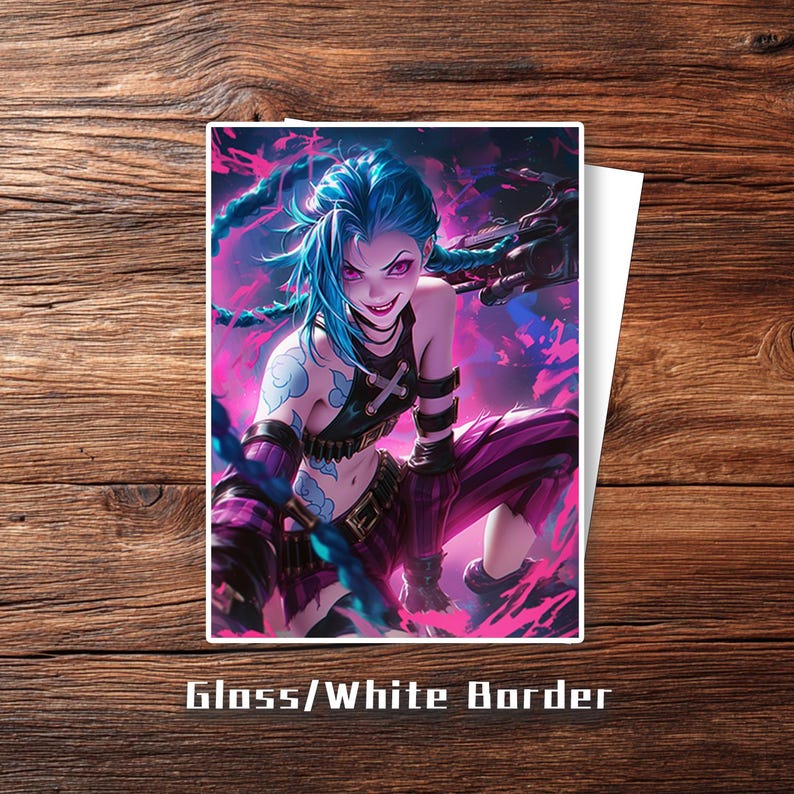 Riftbound Sleeves, Neon Jinx Mad, TCG Card Sleeves – Protect Your Cards ...