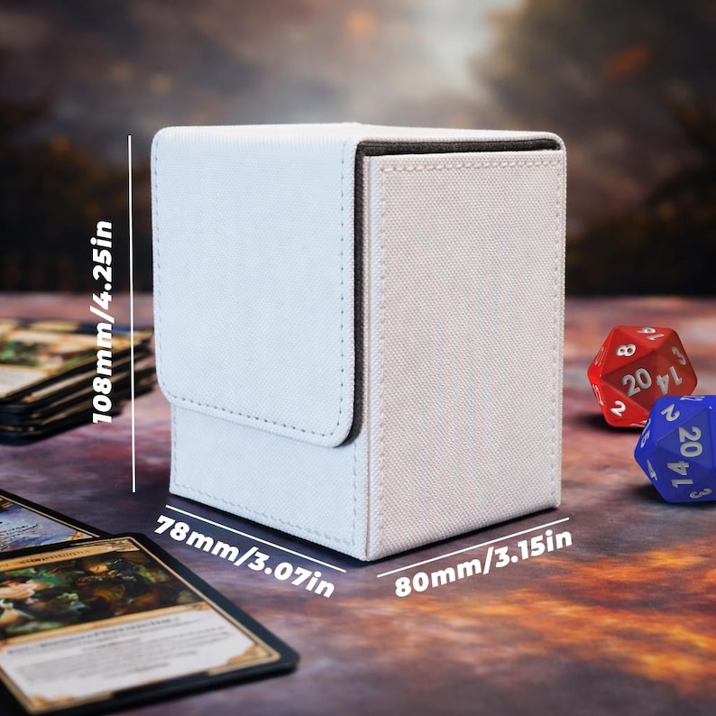 MTG Deck Box, Stained Glass Lion, Commander Storage for Magic the ...