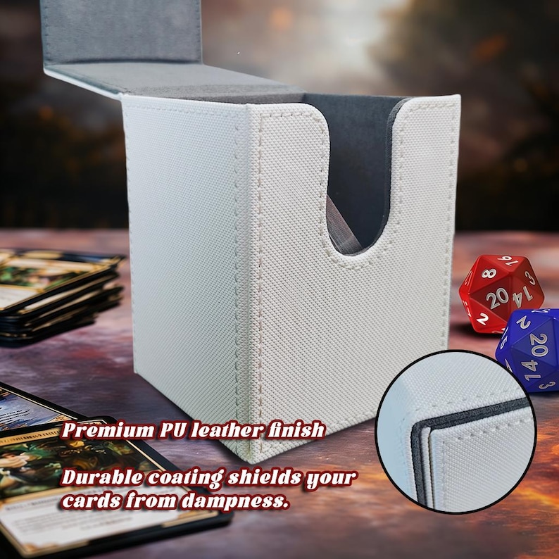 MTG Deck Box, Moonlit Waterlily Hare, Commander Storage for Magic the ...