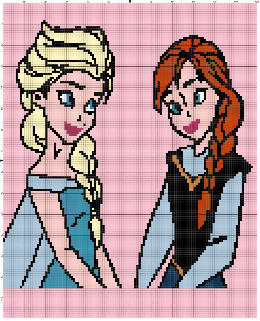 INSTANT DOWNLOAD Elsa and Anna Inspired From Disneys Movie Frozen ...