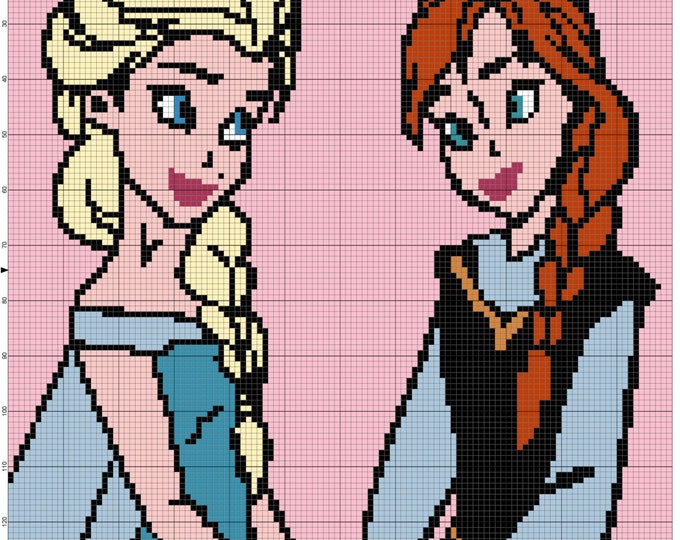 INSTANT DOWNLOAD Elsa and Anna Inspired From Disneys Movie Frozen ...