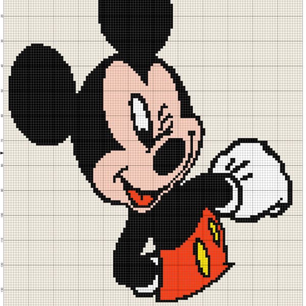 Mickey Mouse Graphgan - Etsy