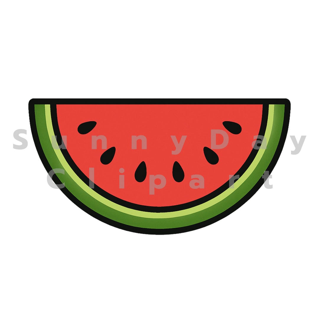 Watermelon Clipart PNG JPG | Cute Summer Fruit Sticker | 4096x4096 ...
