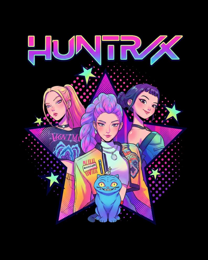 Kpop Demon Hunter PNG, Huntrix Saja Girls Anime Clipart, Mira Rumi Zoey ...