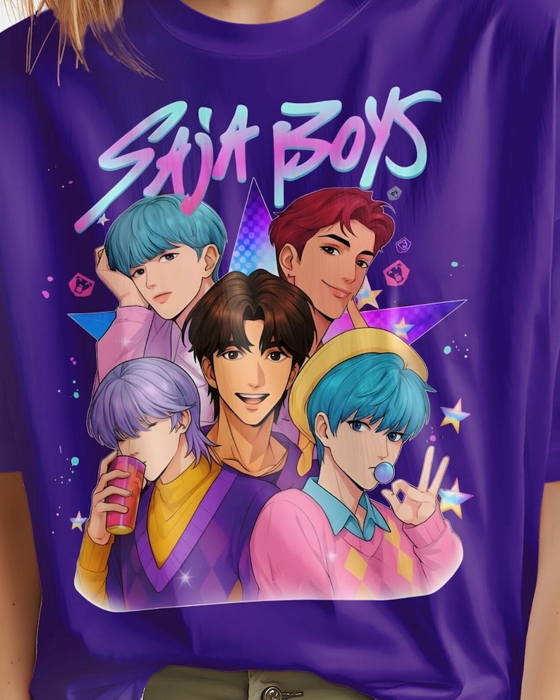 SAJA Boys Kpop Demon Hunters PNG Clipart, Sajaboys Band Merch, Anime ...