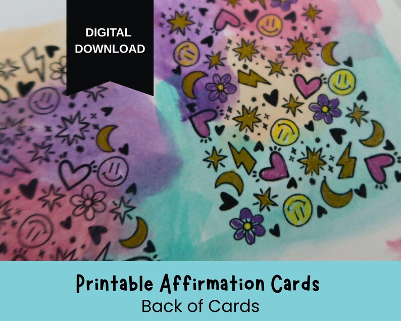Affirmation Cards Coloring Pages: Printable Positive Quotes for Mindful ...