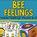Feelings Chart, Feelings Dice, and My Feelings Printables (bee-themed ...