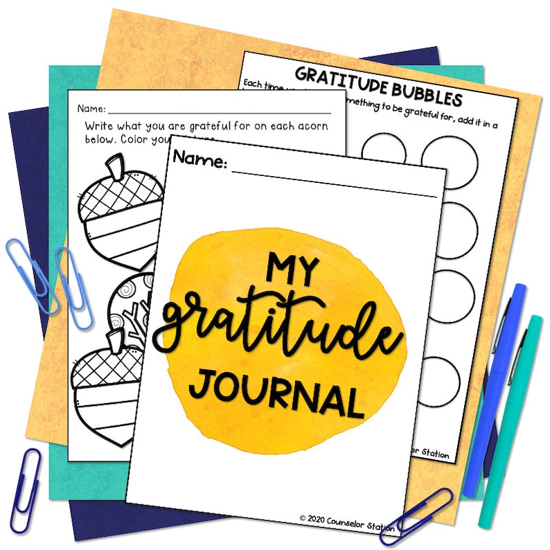 Printable Gratitude Journal for Kids - Etsy
