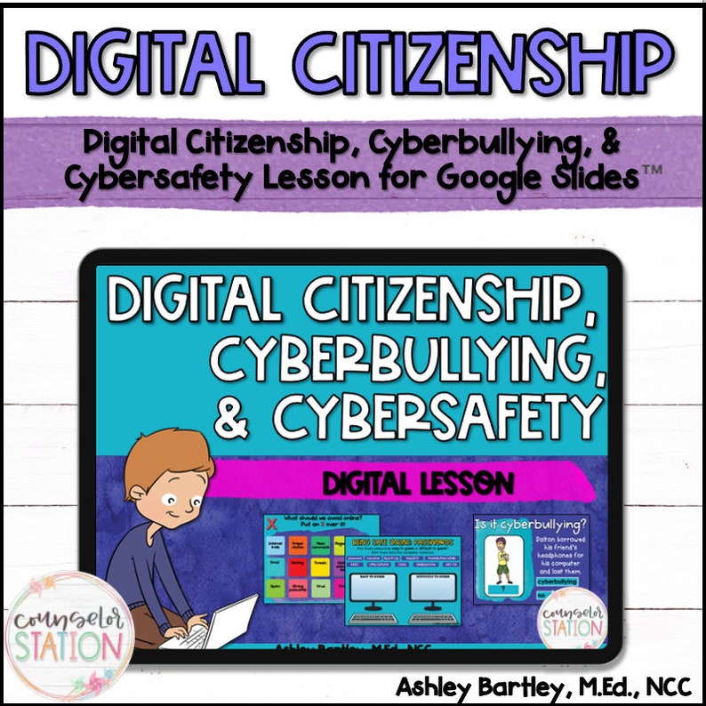 Digital Citizenship, Internet Safety, & Cyberbullying Digital Lesson ...