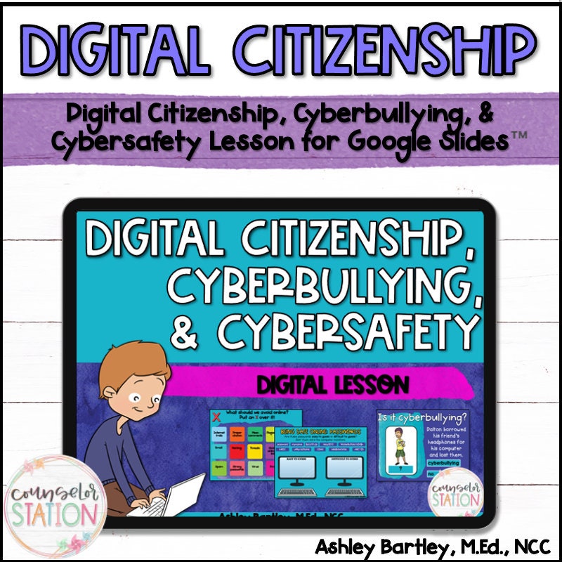 Digital Citizenship, Internet Safety, & Cyberbullying Digital Lesson ...