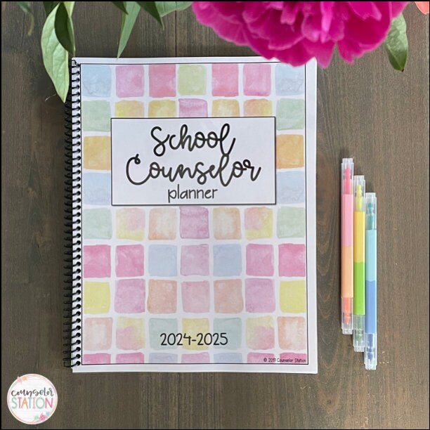 School Counselor Planner and Binder - Printable, Editable, and Undated ...