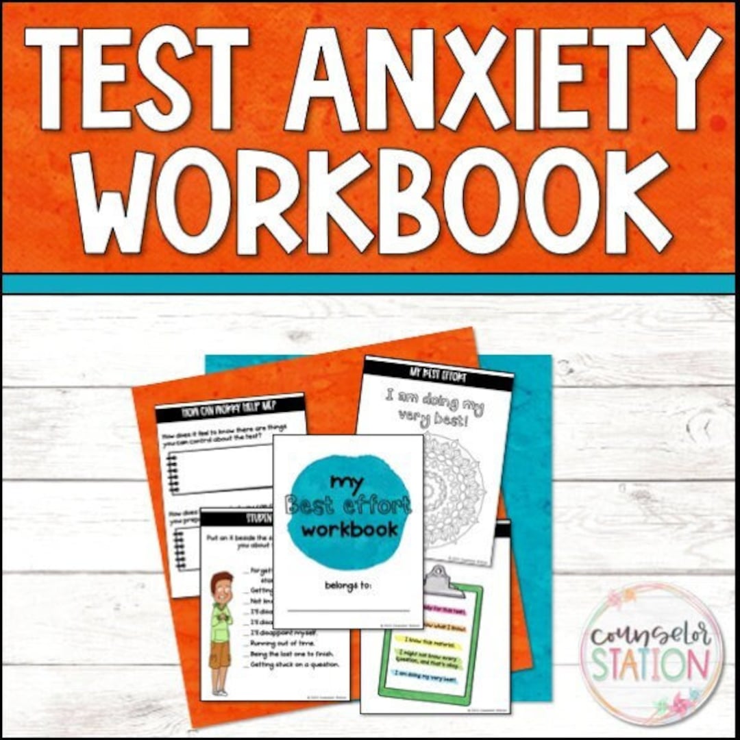 Test Anxiety Workbook for Elementary Counseling - Study Skills ...