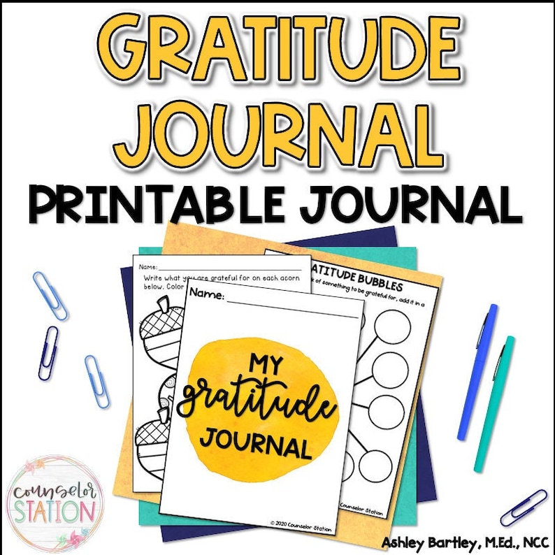 Printable Gratitude Journal for Kids - Etsy