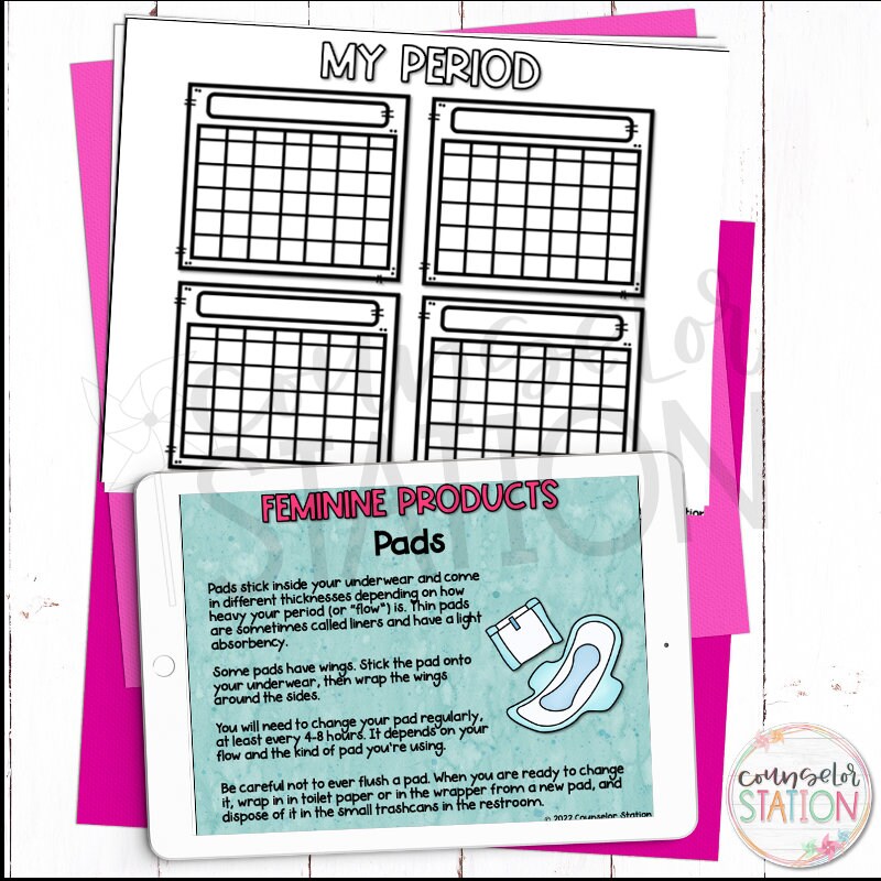 Puberty & Hygiene for Girls 3-lesson Digital Health Unit With Printable ...