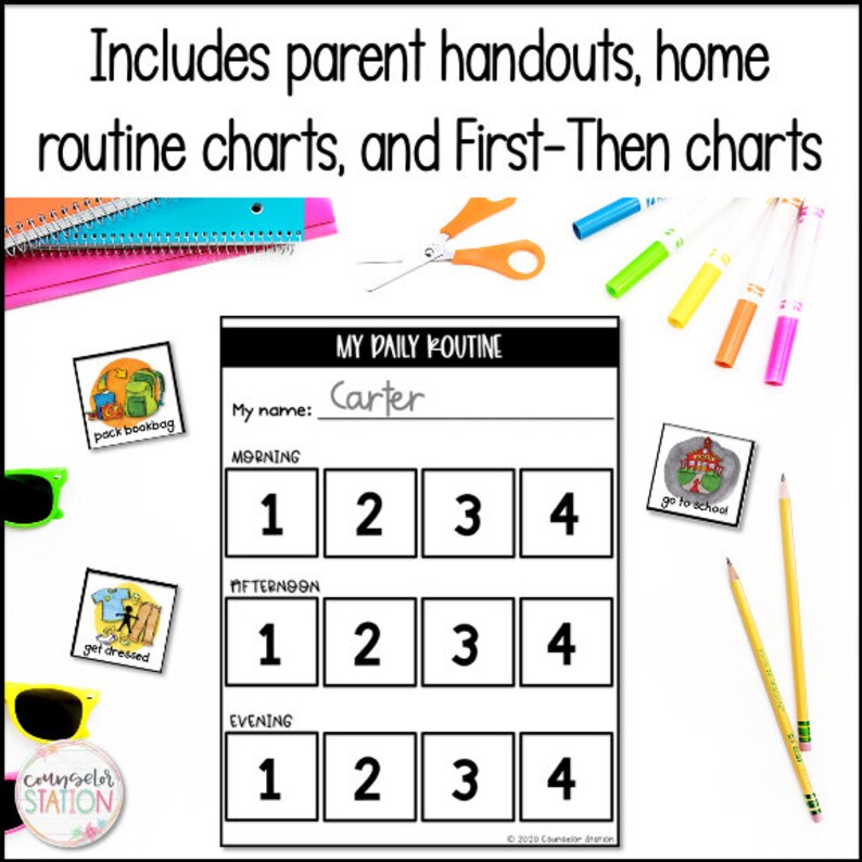 Visual Schedules for Homeschool and After-school Routines - Etsy
