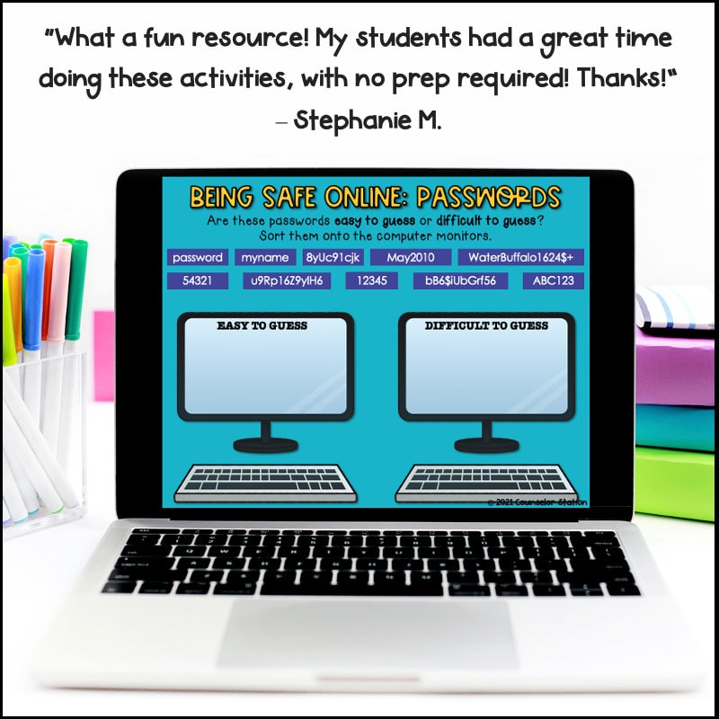 Digital Citizenship, Internet Safety, & Cyberbullying Digital Lesson ...