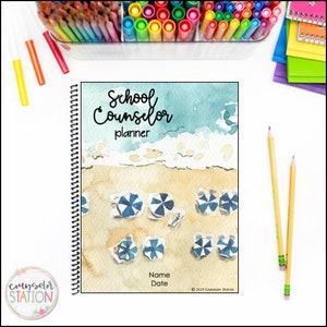 School Counselor Planner and Binder - Printable, Editable, and Undated ...