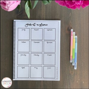 School Counselor Planner and Binder - Printable, Editable, and Undated ...