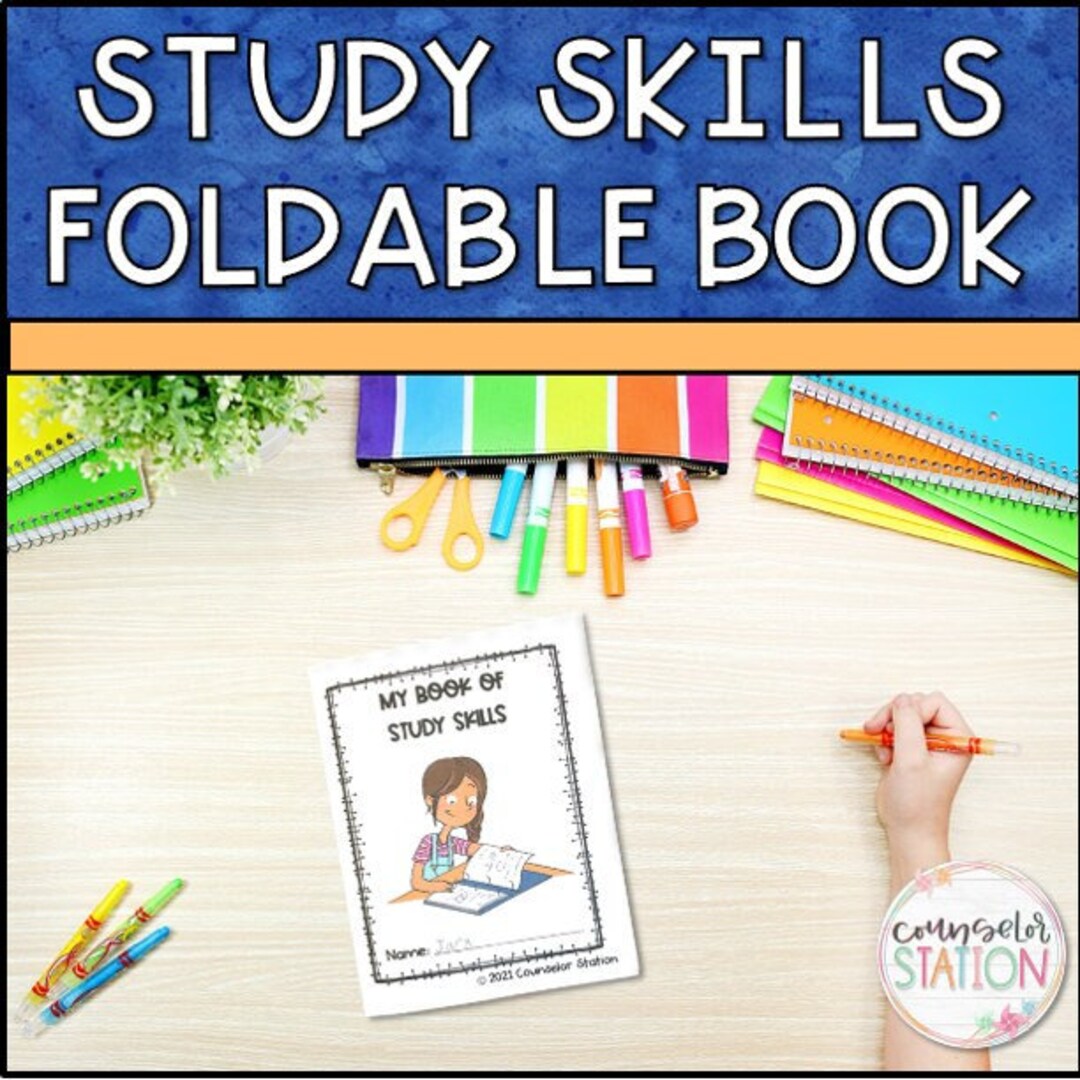 Study Skills and Test Prep Foldable Mini Book for Upper Elementary - Etsy