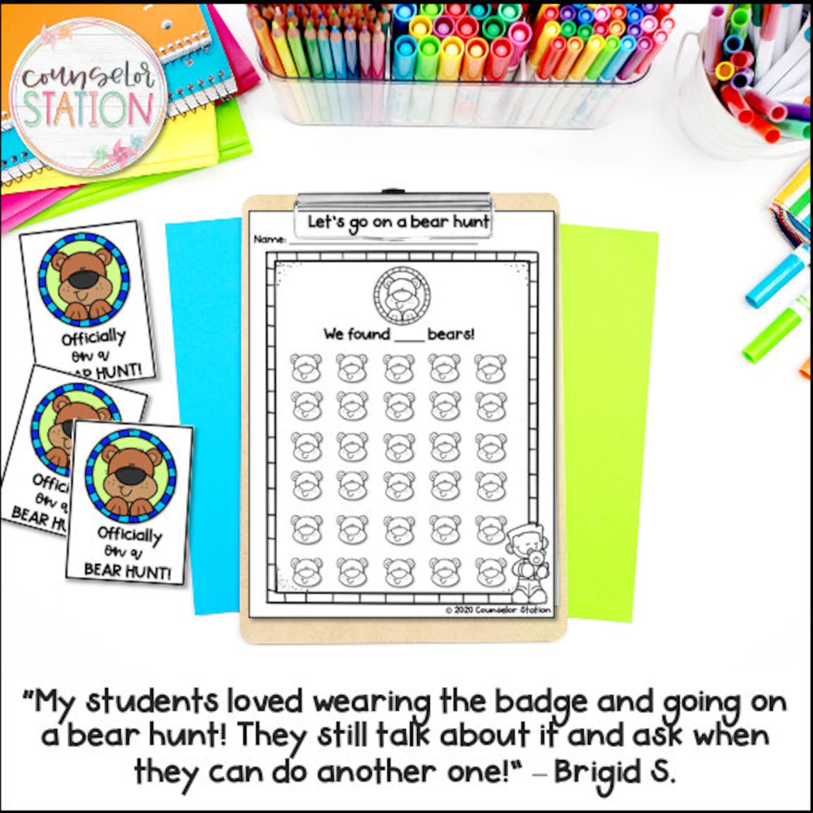 Let's Go on a Bear Hunt Spotting & Counting Activity Printables for ...