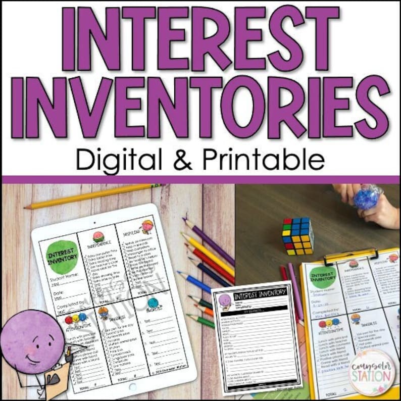 Student Interest Inventory Reward Menus/reinforcement Surveys - Etsy