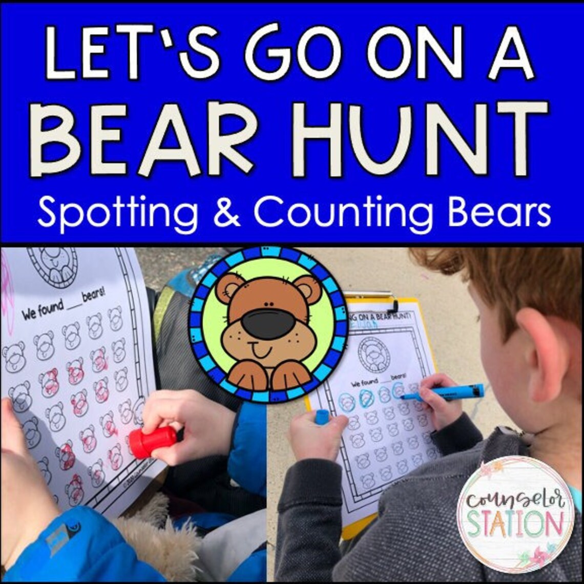 Let's Go on a Bear Hunt Spotting & Counting Activity Printables for ...