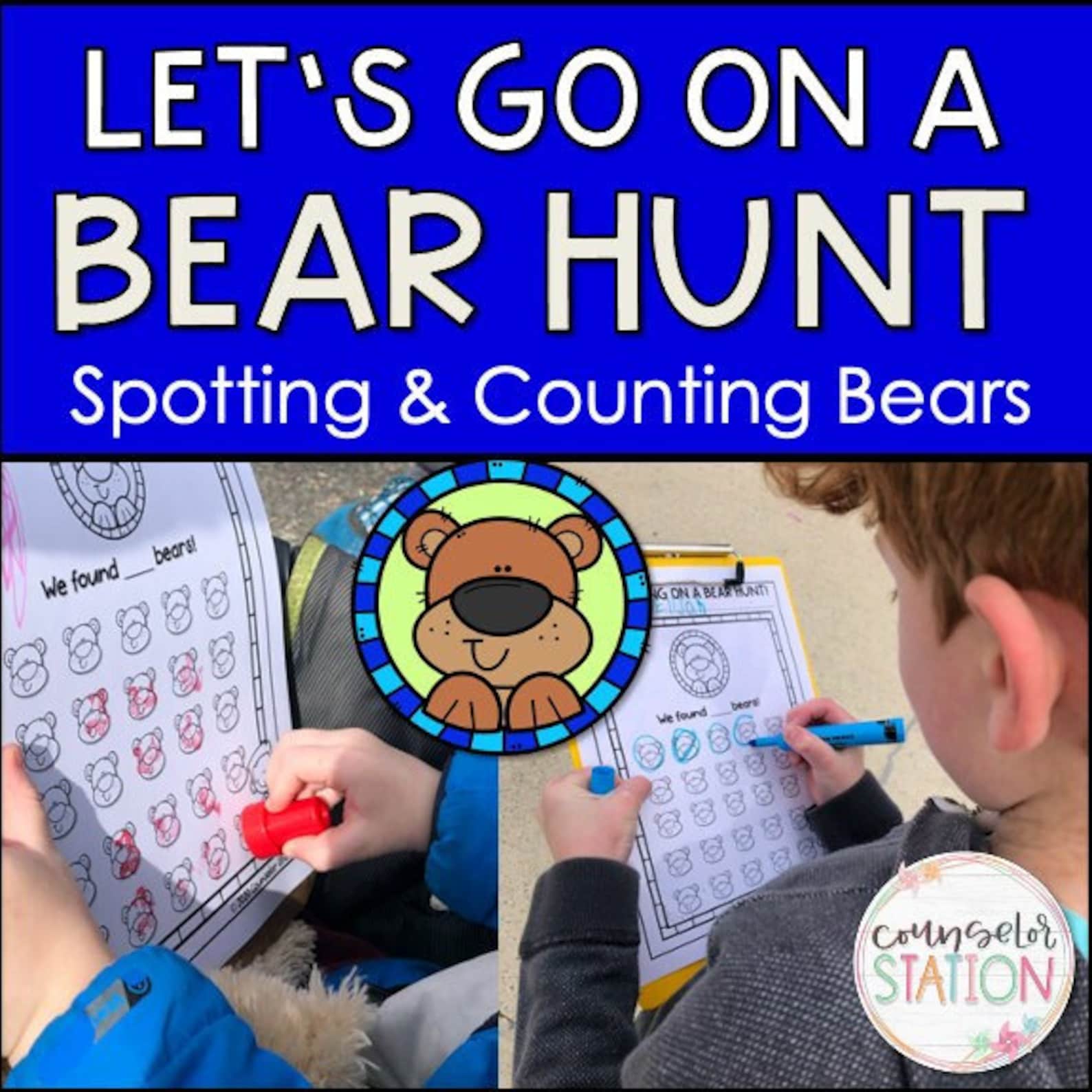 Let's Go on a Bear Hunt Spotting & Counting Activity Printables for ...