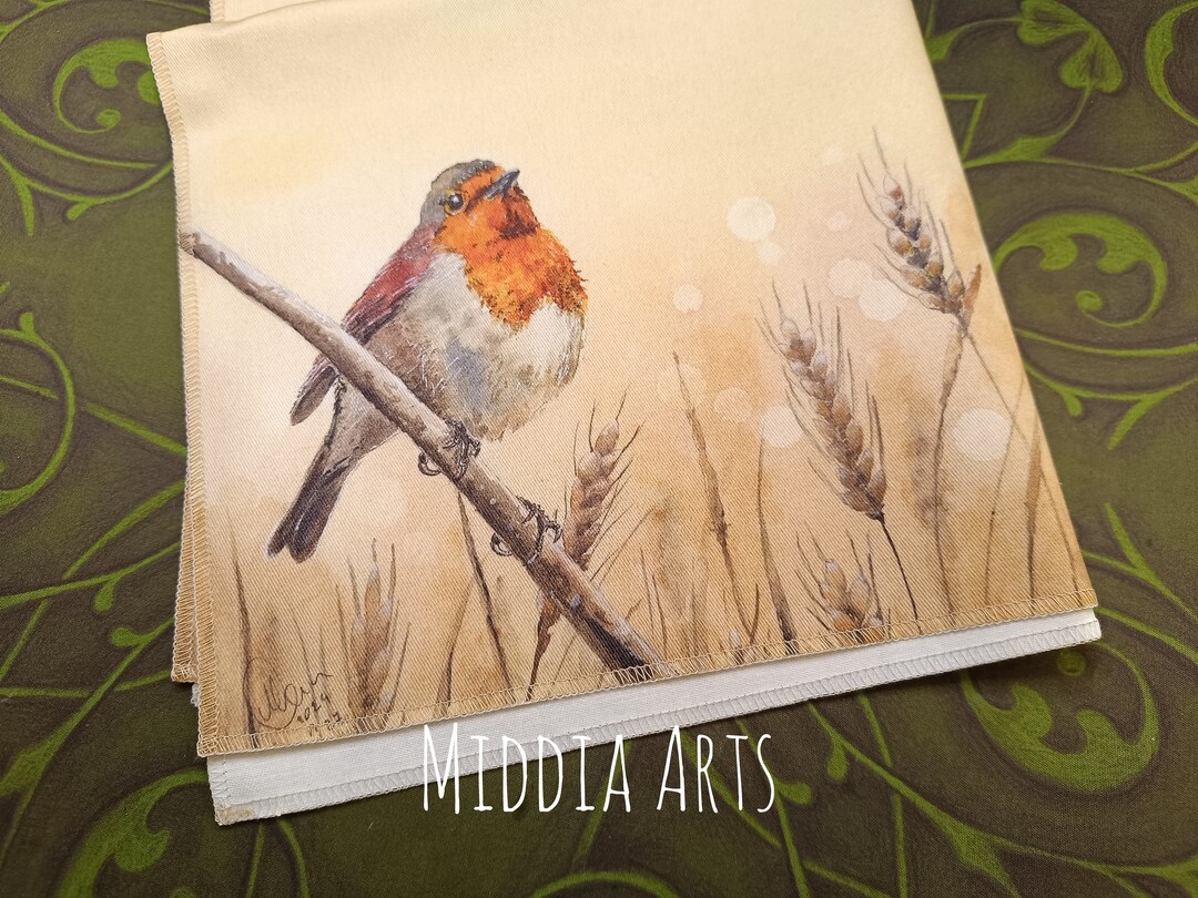Tarot Cloth Robin and Wheat - Etsy