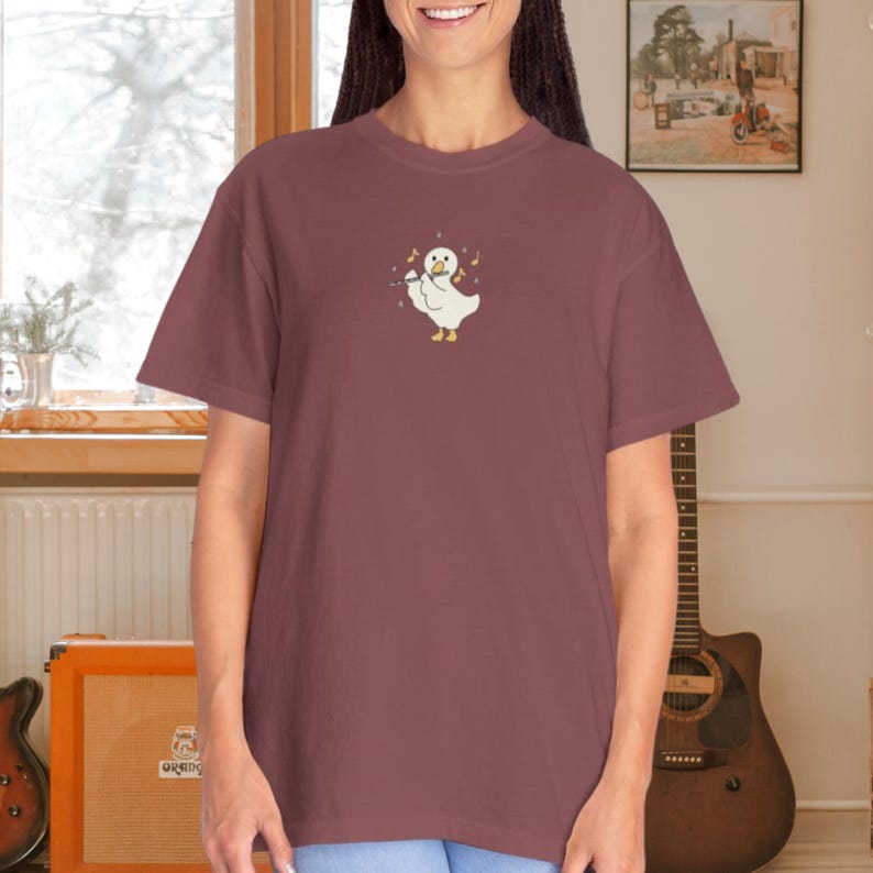 Silly Goose Teacher Shirt, Funny Flute Music Teacher Tee, Cute Musical ...