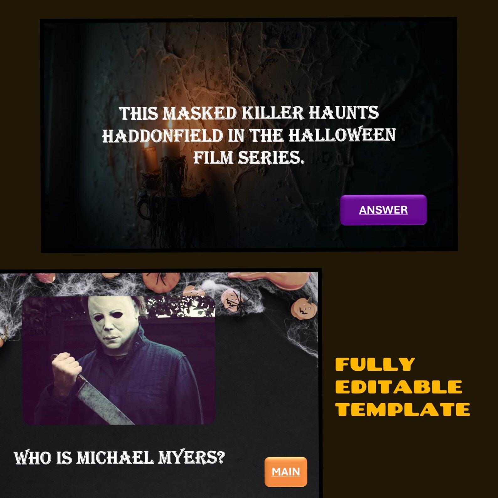 Halloween Jeopardy Trivia Game: Spooky Party Quiz (digital Download) - Etsy