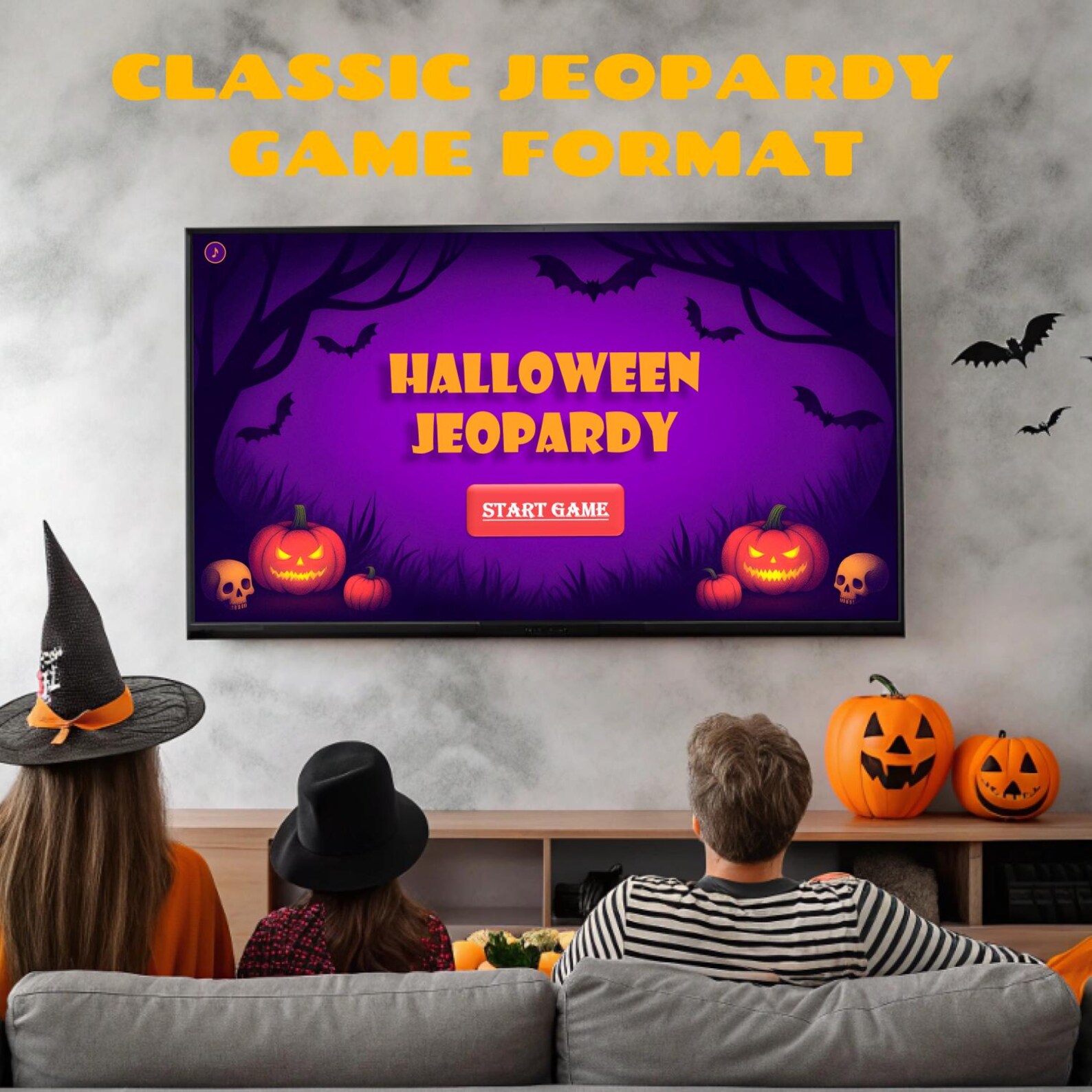 Halloween Jeopardy Trivia Game: Spooky Party Quiz (digital Download) - Etsy