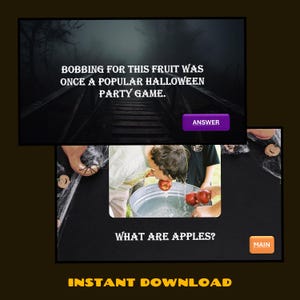 Halloween Jeopardy Trivia Game: Spooky Party Quiz (digital Download) - Etsy