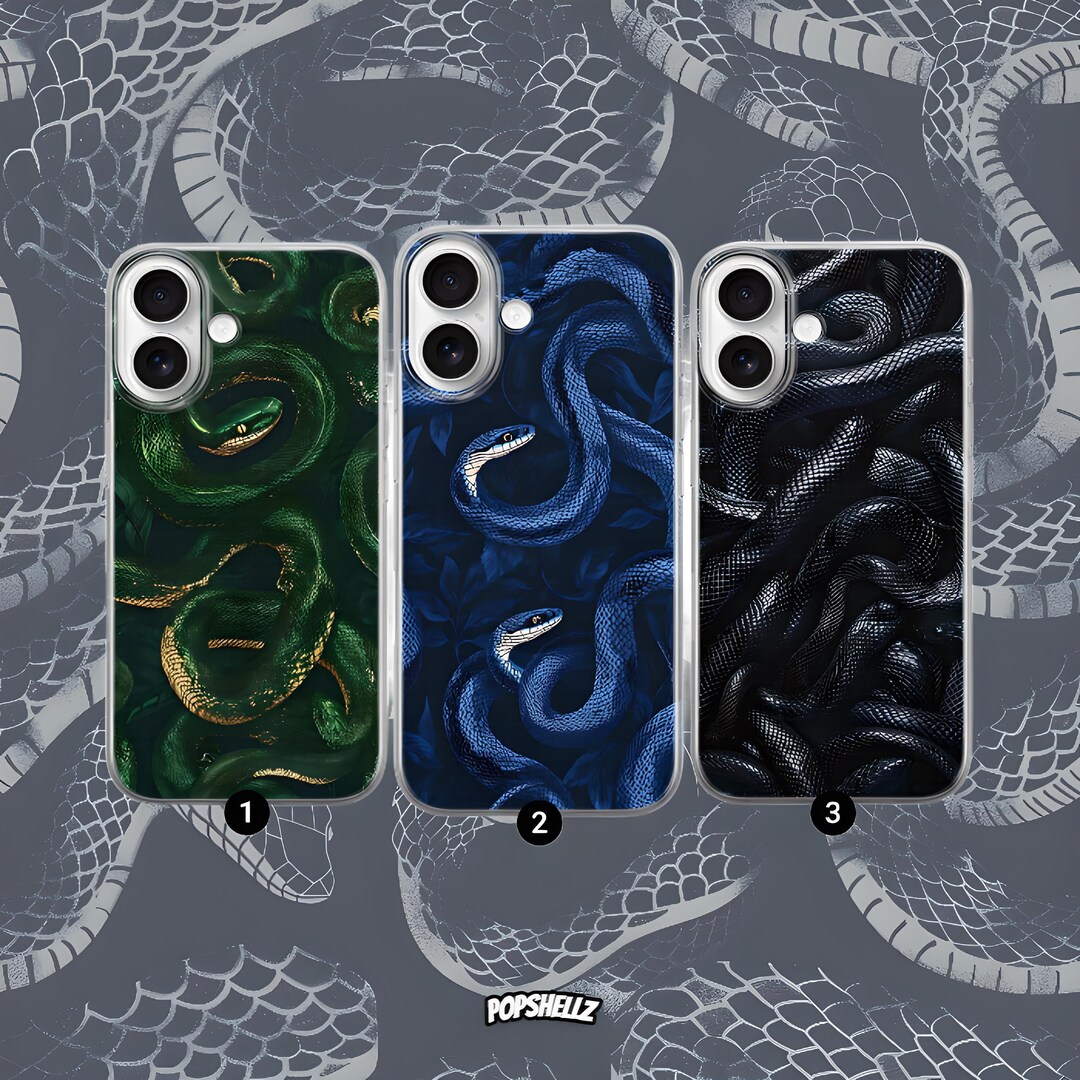 Fantasy Snake Art Phone Case Nature Reptile Cover for iPhone 17 16pro ...