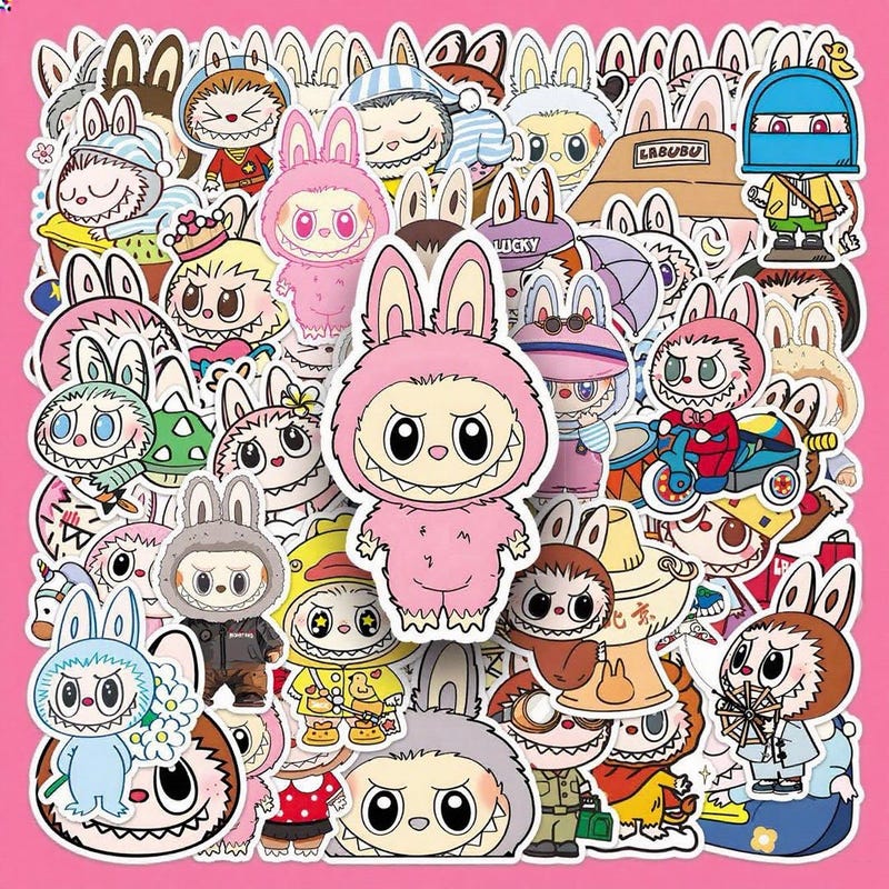 Vinyl Stickers Labubu - Etsy