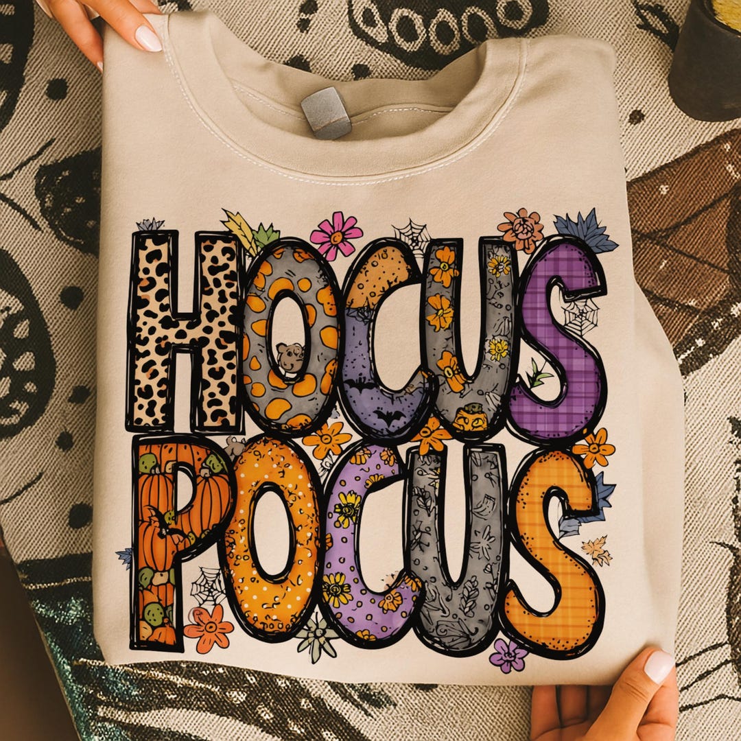 Spooky Season Png, Gothic Pumpkin Png, Hocus Pocus Design, Halloween ...