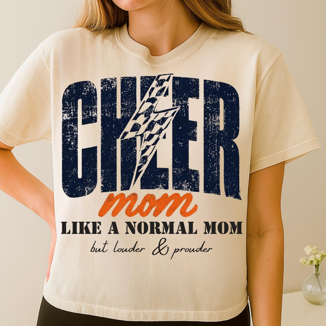 Team Spirit Cheer Mom PNG, Cheerleader Life Png, Mom Life Shirt Png ...