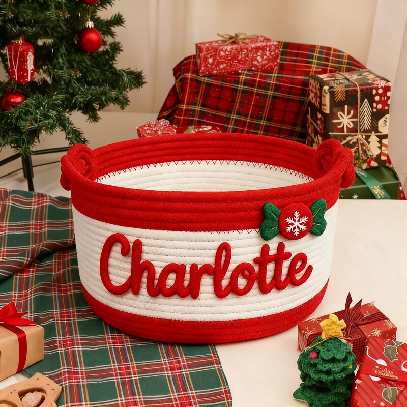 Christmas Burr Basket - Etsy