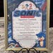 Sonic Hedgehog Menu Template Download - Etsy
