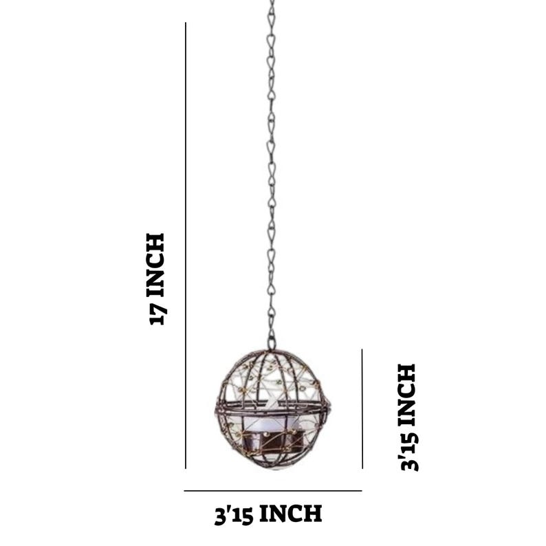 Solar Hanging Lanterns 3-pack: Waterproof Garden Patio Tree Lights ...