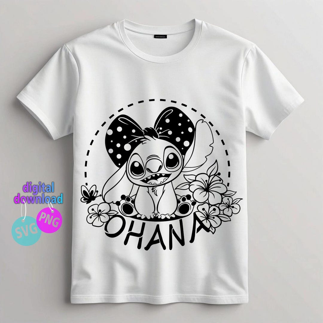 Stitch Svg, Ohana Png, Stitch Ohana Svg, Family Ohana Svg, Stirch ...