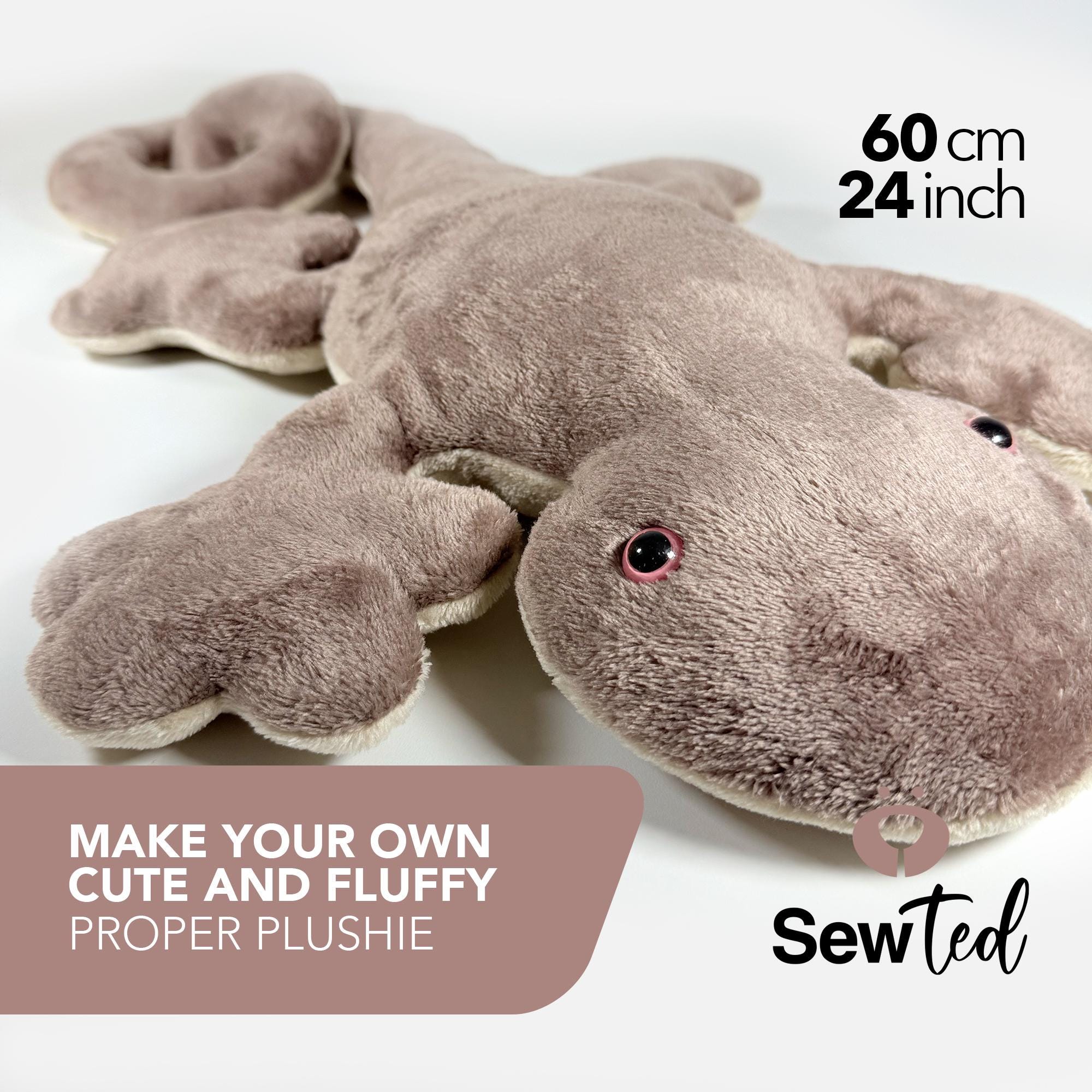 Lizard Sewing Pattern PDF INSTANT DOWNLOAD - Make Your Own Soft Toy ...