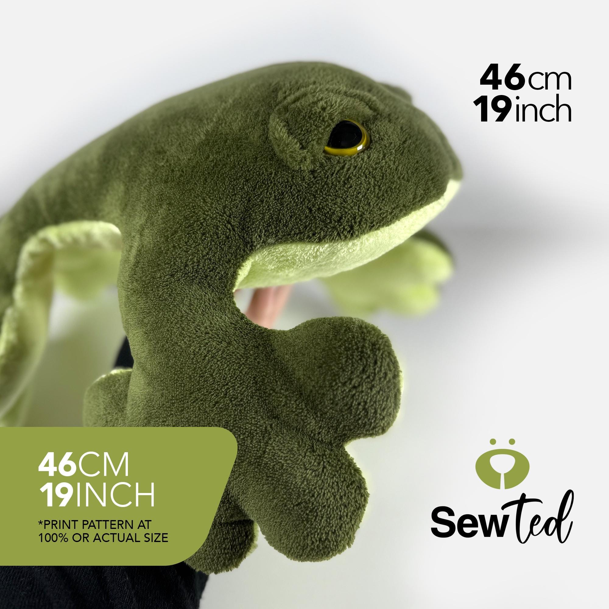Frog Sewing Pattern PDF INSTANT DOWNLOAD - Make Your Own Soft Toy ...