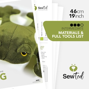 Frog Sewing Pattern PDF INSTANT DOWNLOAD - Make Your Own Soft Toy Plushie - Etsy