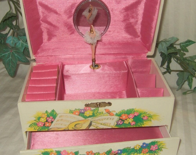 Vintage Dancing Ballerina Jewelry Box, Ballerina Music Box, New ...