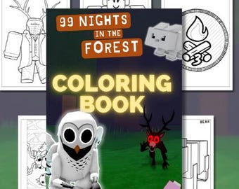 roblox 99 nights coloring pages