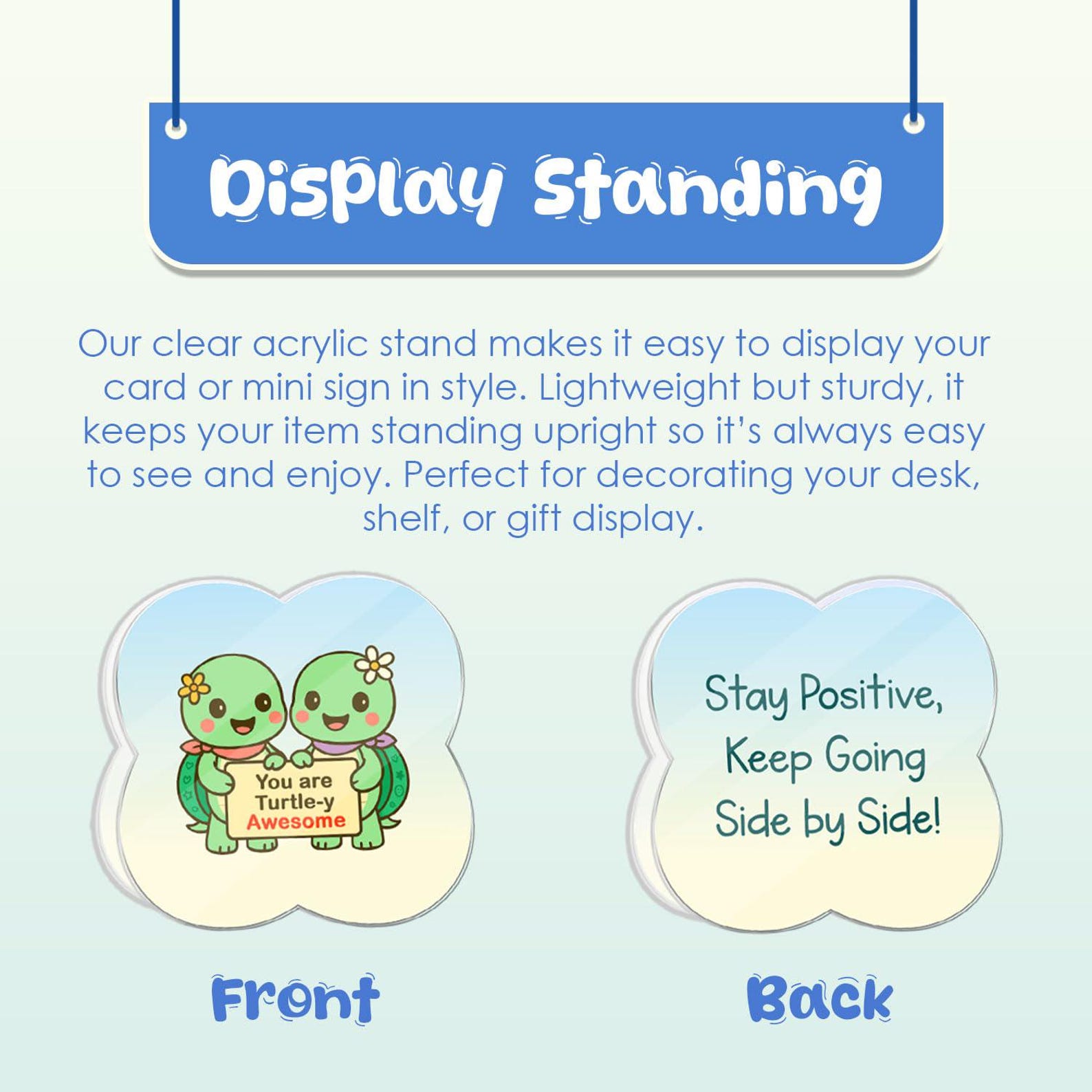 Positive Turtle Affirmation Jar for Besties, Cute Friendship Gift ...