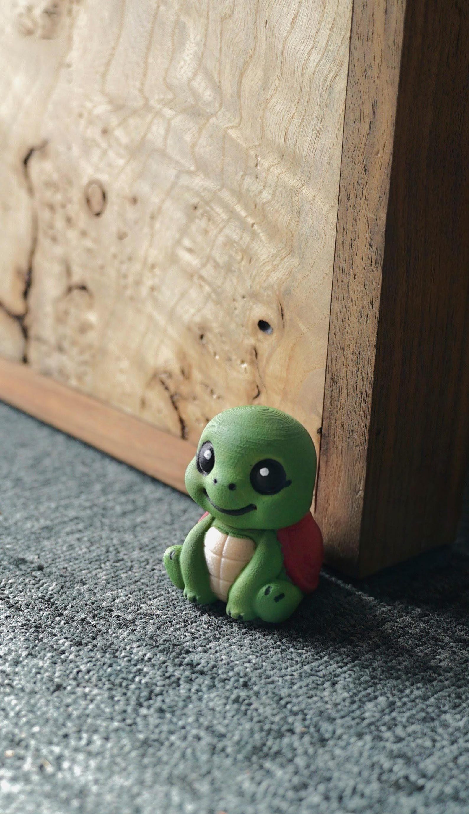 Handmade 3D Printed Turtle Door Stopper Set: Eco PLA Home Decor - Etsy