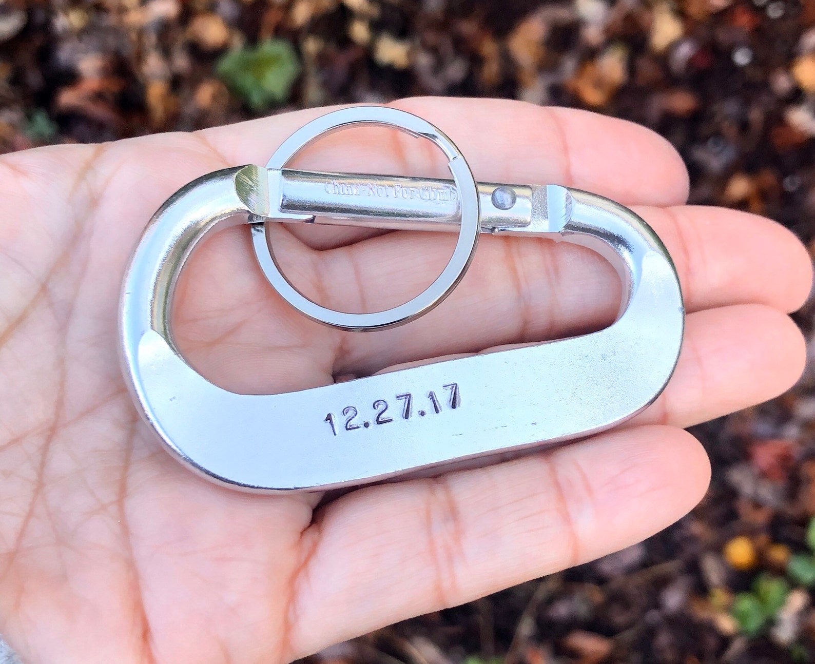 Personalized Carabiner Morse Code Come Home Safe Featured - Etsy