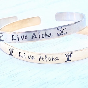 Live Aloha, Hawaii Jewelry, Live Aloha Bracelet, Hawaiian Jewelry ...