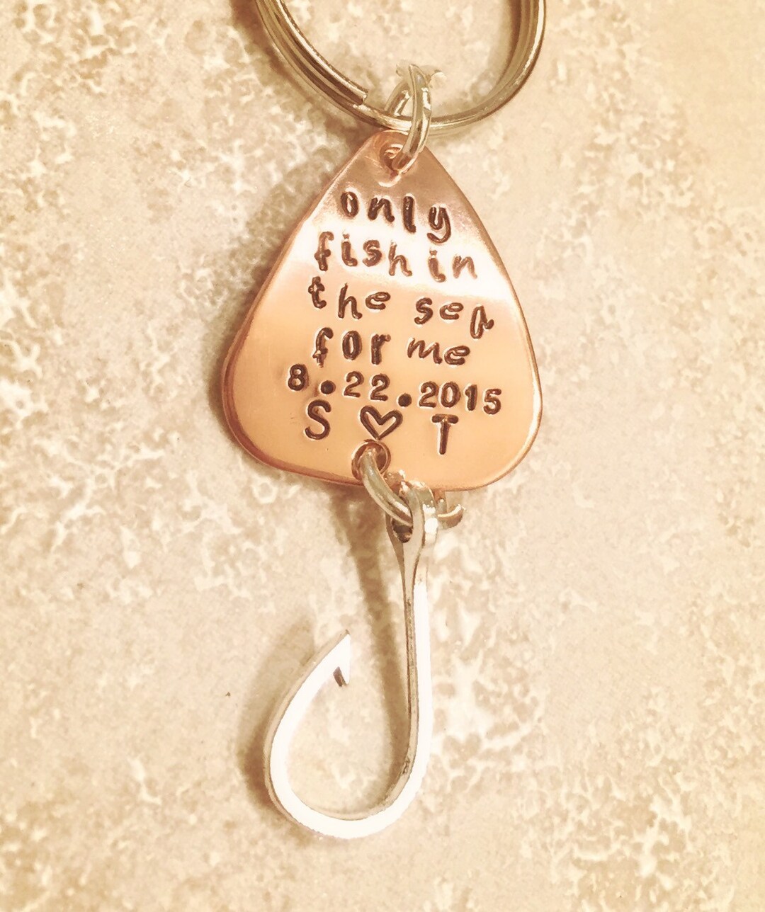 Fishing Keychain, for Him, Boyfriend Gift, Personalized Fishing Lure ...